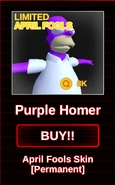 Purple Homer | You VS Homer Roblox Wiki | Fandom