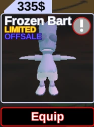 Frozen Bart | You VS Homer Roblox Wiki | Fandom