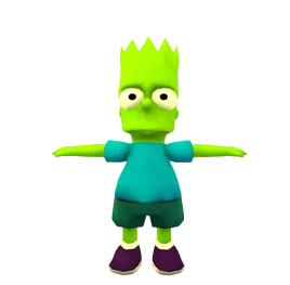 Green Bart 3D | You VS Homer Roblox Wiki | Fandom