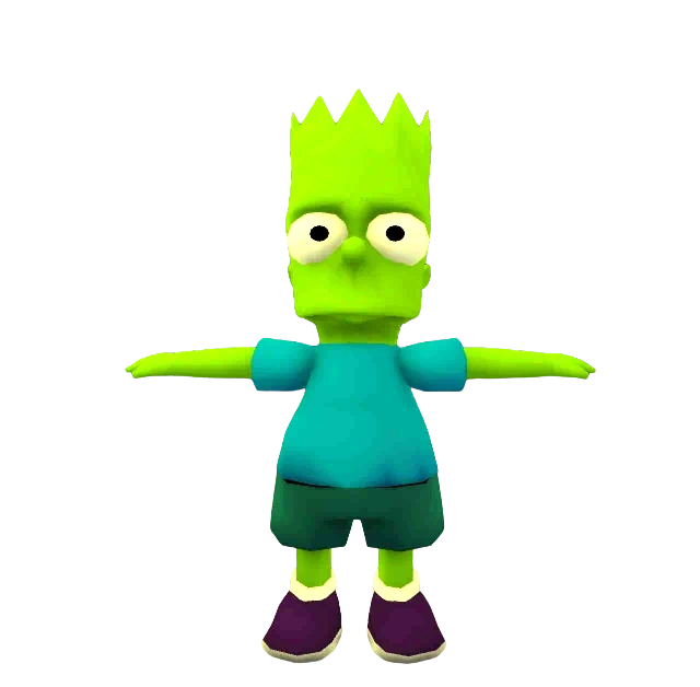 Green Bart 3D | You VS Homer Roblox Wiki | Fandom