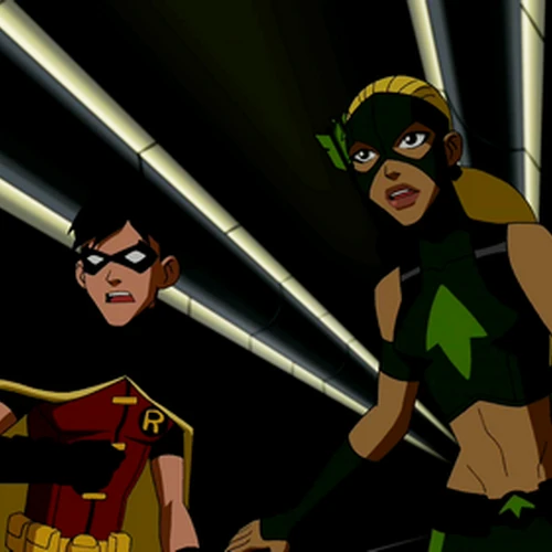 Young Justice Artemis And Robin Kiss