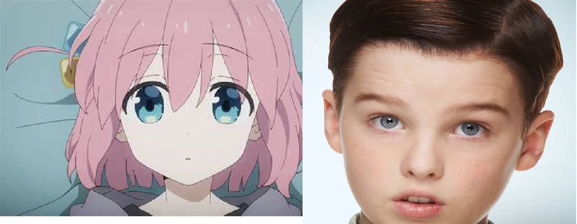 Hitori and Young Sheldon play a song together | Young Sheldon Head ...