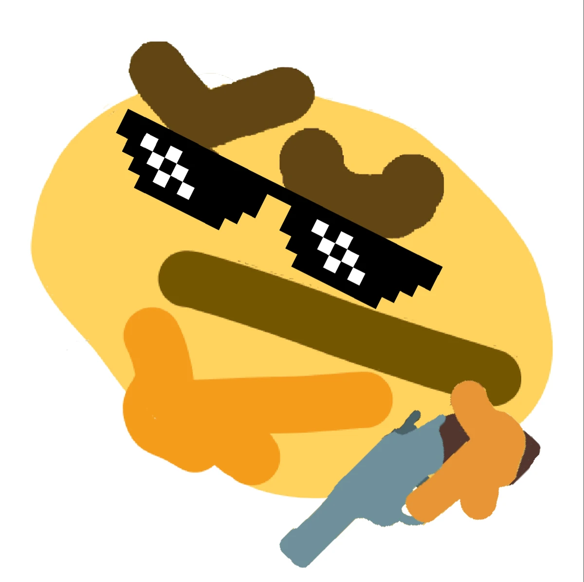 Thonk with Gun V2 | Fan Art Wiki | Fandom