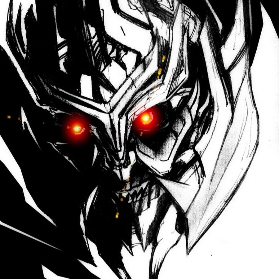 Megatron Face Drawing