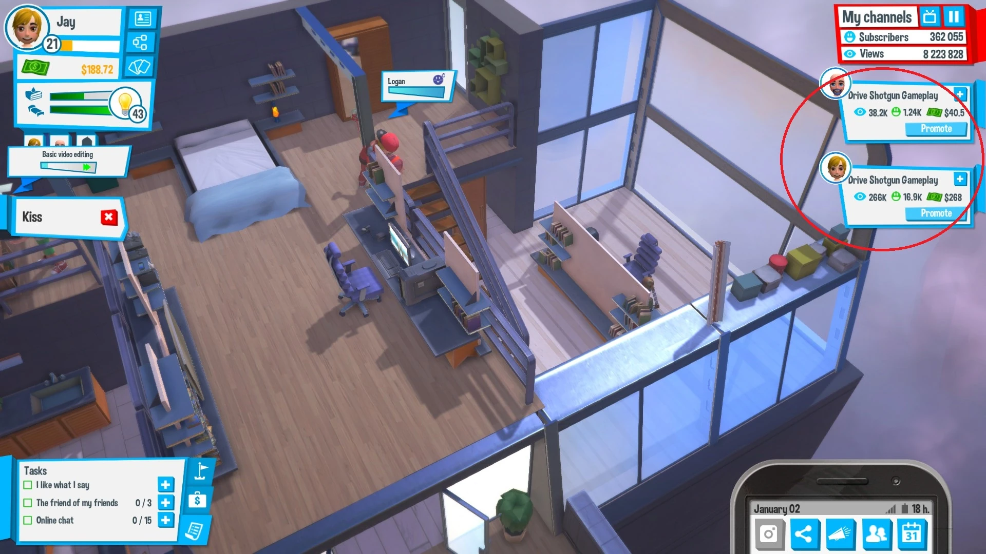 Friend System | Youtubers Life Wikia | Fandom