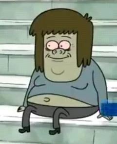 Regular Show Muscle Man Crying