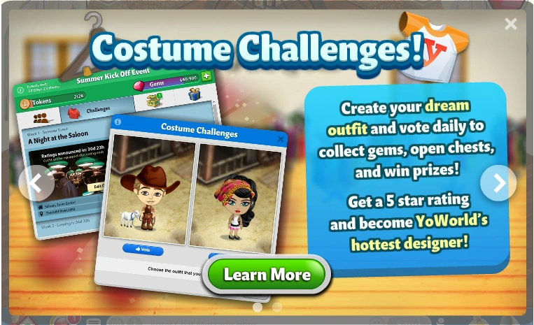 Costume Challenges | YoWorld Wiki | Fandom