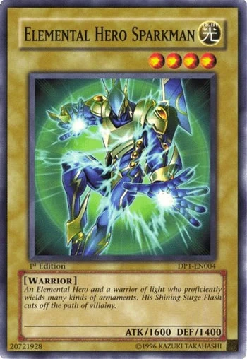 Elemental HERO Sparkman | Ю-Ги-О! TCG Wiki | Fandom