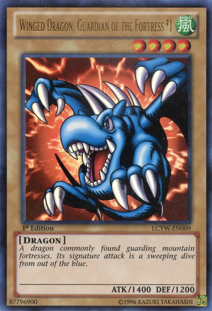 Winged Dragon, Guardian of the Fortress 1 | Ю-Ги-О! TCG Wiki | Fandom
