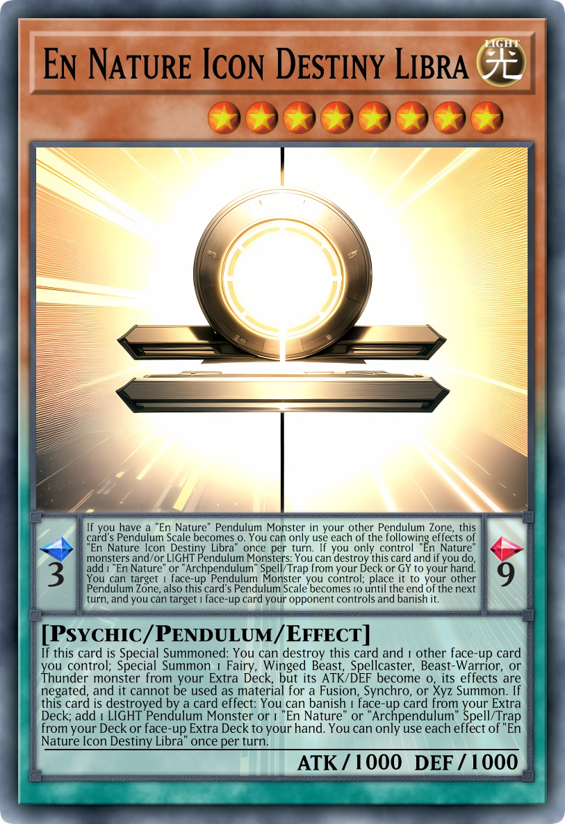En Nature Icon Destiny Libra | Yu-Gi-Oh! ARC-V Shattered Soul Wiki | Fandom