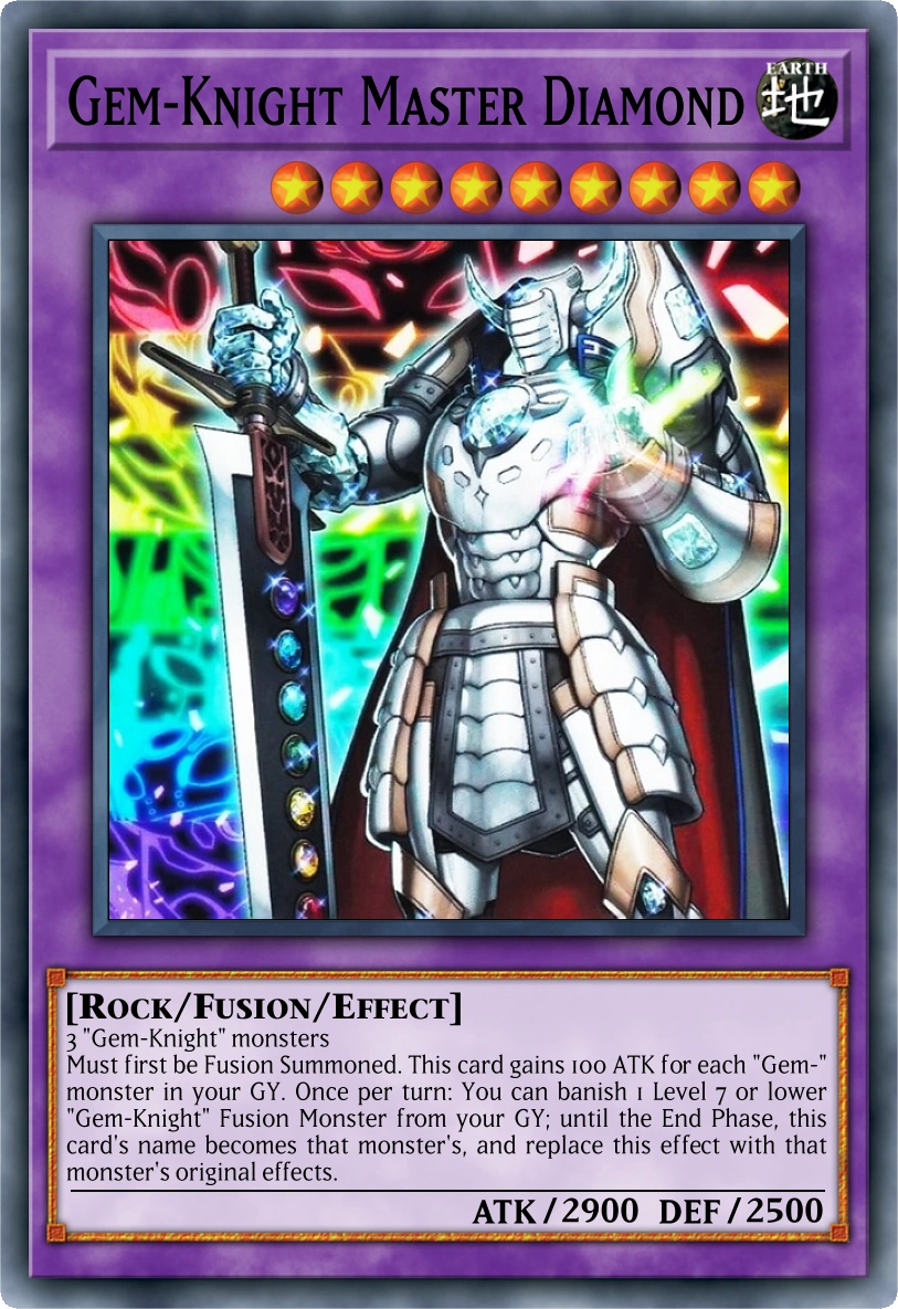 Gem-Knight Master Diamond | Yu-Gi-Oh! ARC-V Shattered Soul Wiki | Fandom