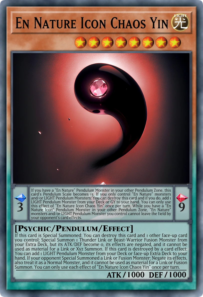 En Nature Icon Chaos Yin | Yu-Gi-Oh! ARC-V Shattered Soul Wiki | Fandom
