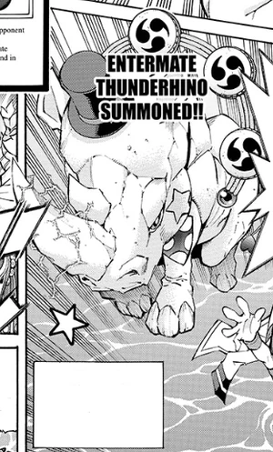 Entermate Thunderhino (manga) | Yu-Gi-Oh! ARC-V Wiki | Fandom