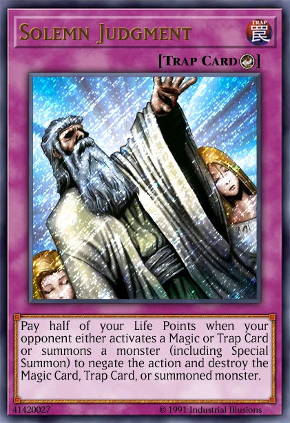 Solemn Judgment | Yu-Gi-Oh! Duel Academy Wiki | Fandom