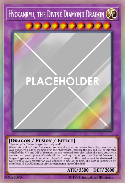 Hyozanryu, the Divine Diamond Dragon | Yu-Gi-Oh! Duel Academy Wiki | Fandom