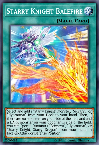 Starry Knight Balefire | Yu-Gi-Oh! Duel Academy Wiki | Fandom