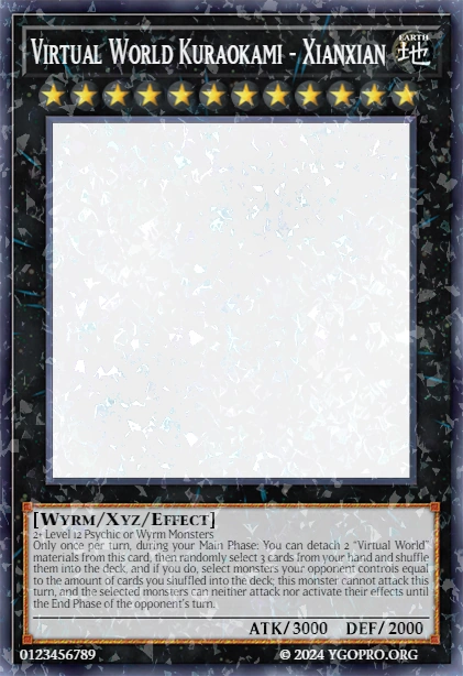 Virtual World Kuraokami - Xianxian | Yu-Gi-Oh Fanon Wikia | Fandom