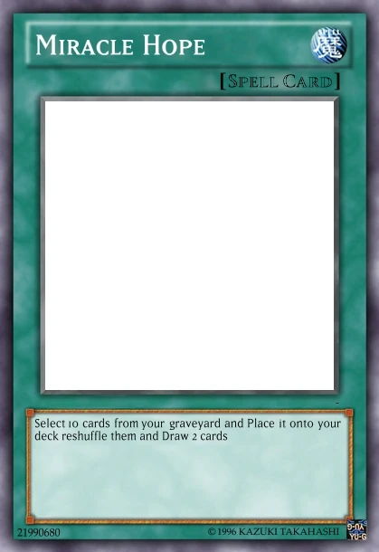 Miracle Hope | Yu-Gi-Oh Fanon Wikia | Fandom