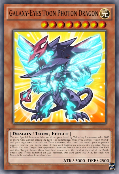 Galaxy-Eyes Toon Photon Dragon | Yu-Gi-Oh Fanon Wikia | Fandom