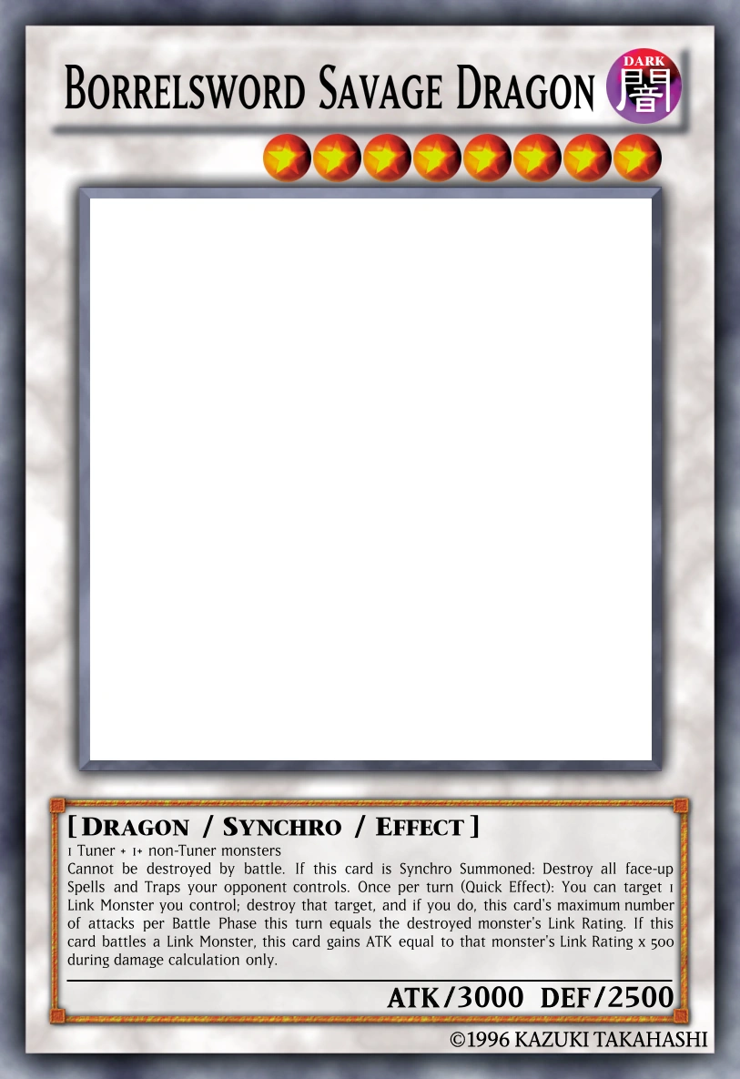 Borrelsword Savage Dragon | Yu-Gi-Oh Fanon Wikia | Fandom