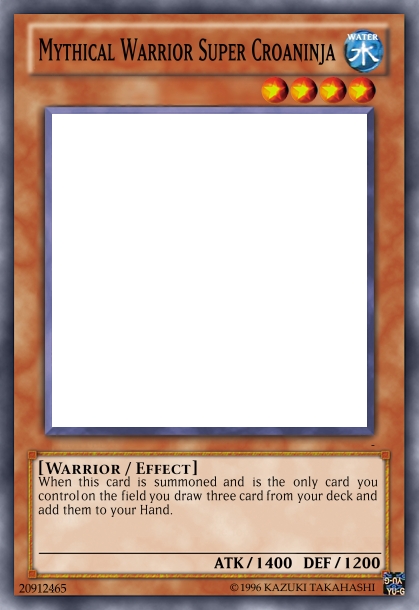 Mythical Warrior Super Croaninja Yu Gi Oh Fanon Wikia Fandom