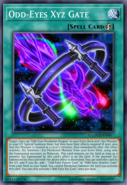 Odd Eyes Xyz Gate Yu Gi Oh Fanon Wikia Fandom