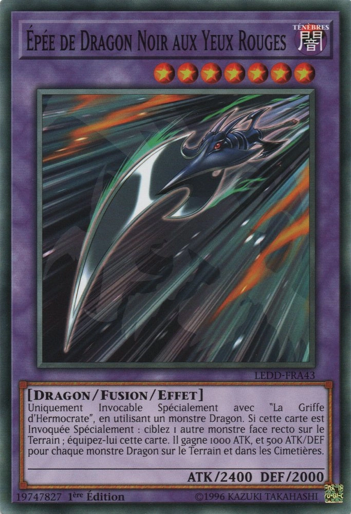 Épée de Dragon Noir aux Yeux Rouges | Wiki Yu-Gi-Oh! | Fandom