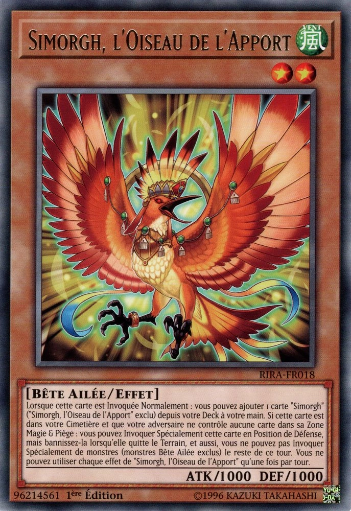 Simorgh, l'Oiseau de l'Apport | Wiki Yu-Gi-Oh! | Fandom