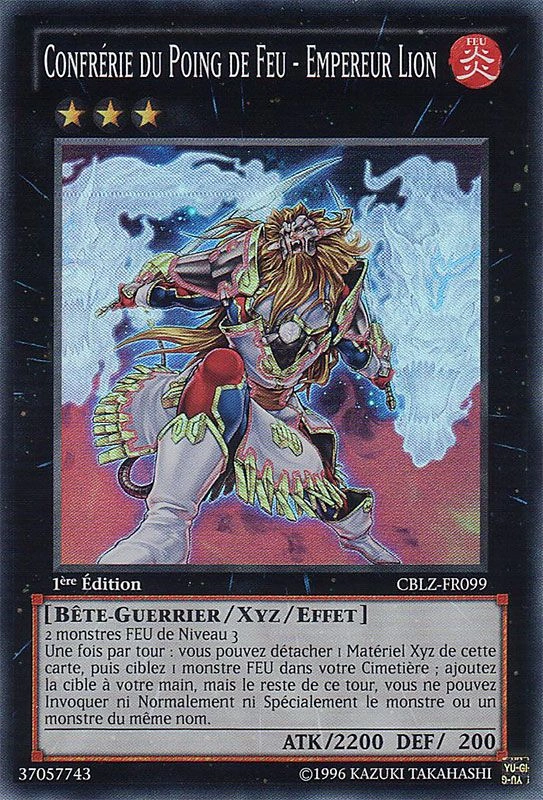 Confrérie du Poing de Feu - Empereur Lion | Wiki Yu-Gi-Oh! | Fandom