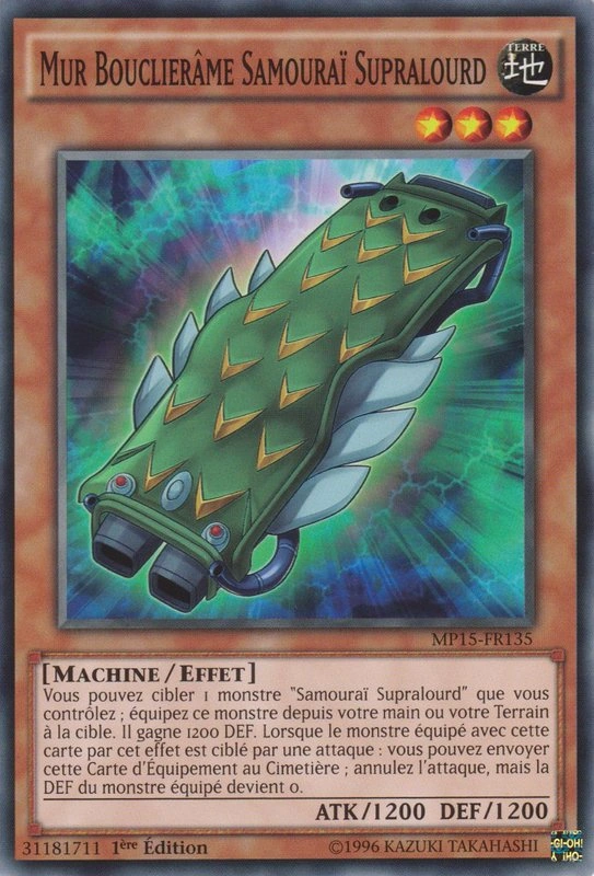 Mur Bouclierâme Samouraï Supralourd | Wiki Yu-Gi-Oh! | Fandom