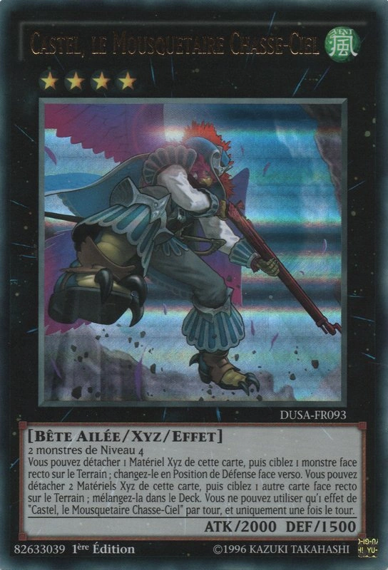 Castel, le Mousquetaire Chasse-Ciel | Wiki Yu-Gi-Oh! | Fandom