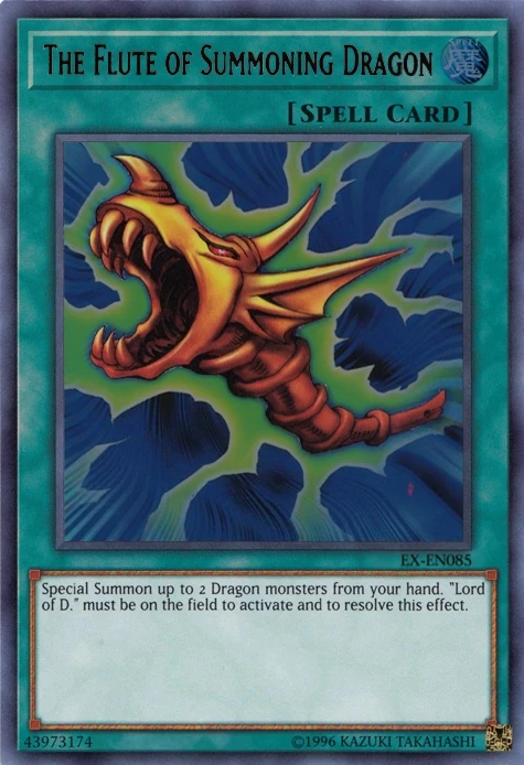 The Flute of Summoning Dragon | Yu-Gi-Oh! LCG Wiki | Fandom