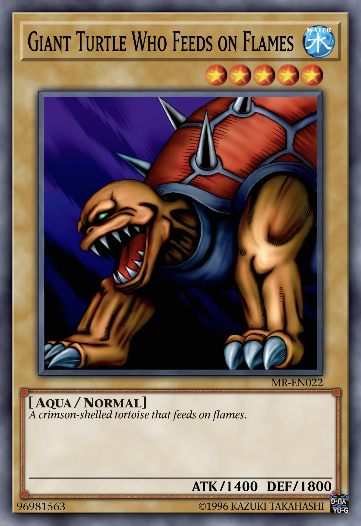 Giant Turtle Who Feeds on Flames | Yu-Gi-Oh! LCG Wiki | Fandom