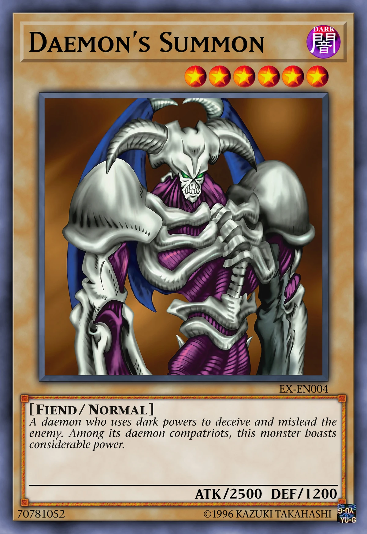 Summoned Daemon | Yu-Gi-Oh! LCG Wiki | Fandom
