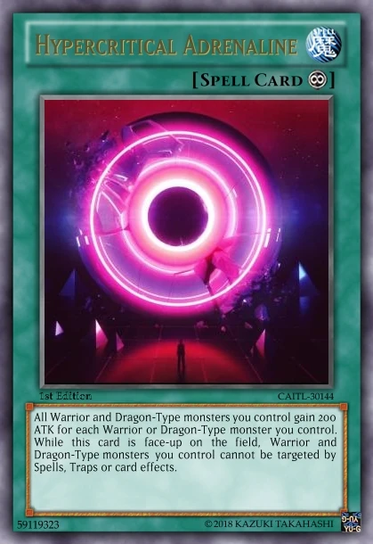 Hypercritical Adrenaline | Yu-Gi-Oh Revolution Fanon Wiki | Fandom