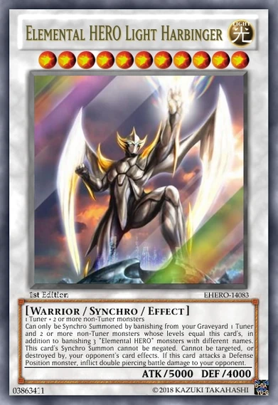 Elemental HERO Light Harbinger | Yu-Gi-Oh Revolution Fanon Wiki | Fandom