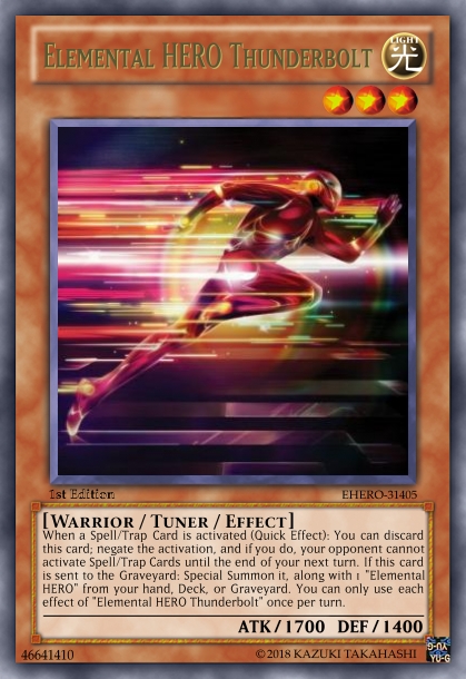 Elemental HERO Thunderbolt | Yu-Gi-Oh Revolution Fanon Wiki | Fandom