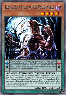 Remus, Beta Lycan of the Underworld | Yu-Gi-Oh Revolution Fanon Wiki ...