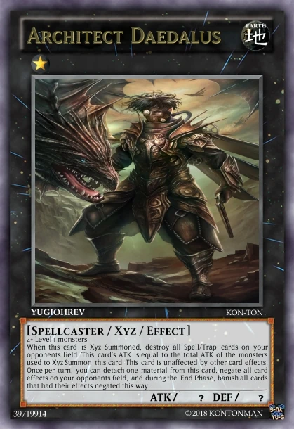Architect Daedalus | Yu-Gi-Oh Revolution Fanon Wiki | Fandom