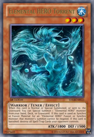 Elemental HERO Torrent | Yu-Gi-Oh Revolution Fanon Wiki | Fandom