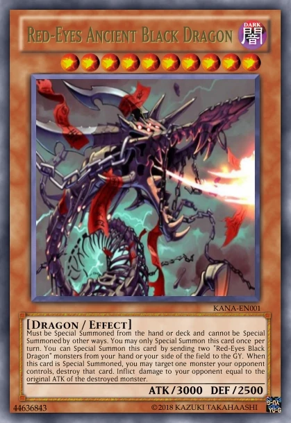 Red-Eyes Ancient Black Dragon | Yu-Gi-Oh Revolution Fanon Wiki | Fandom