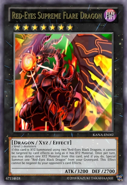 Red-Eyes Supreme Flare Dragon | Yu-Gi-Oh Revolution Fanon Wiki | Fandom