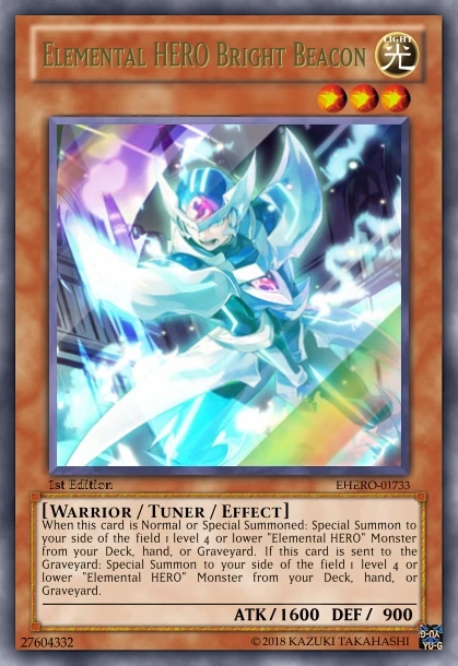 Elemental HERO Bright Beacon | Yu-Gi-Oh Revolution Fanon Wiki | Fandom