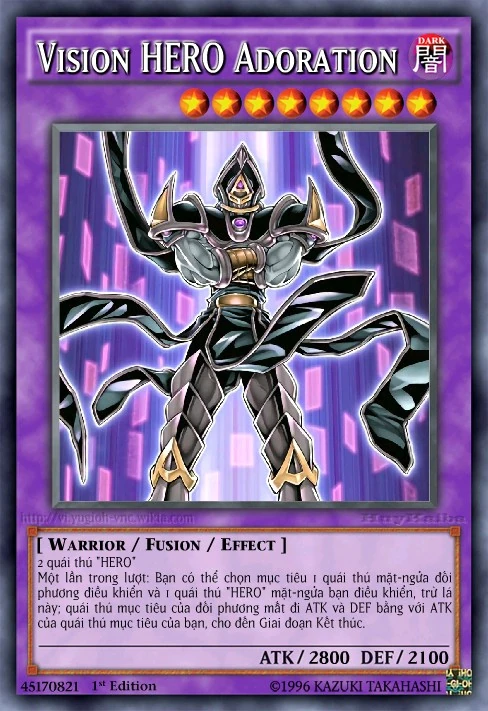 Vision HERO Adoration | Wikia Yu-Gi-Oh! Bài Tiếng Việt | Fandom