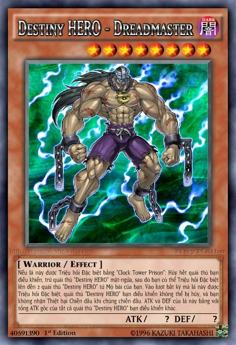 Destiny HERO - Dreadmaster | Wikia Yu-Gi-Oh! Bài Tiếng Việt | Fandom