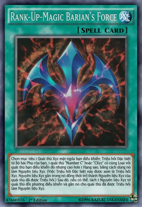 Rank-Up-Magic Barian's Force | Wikia Yu-Gi-Oh! Bài Tiếng Việt | Fandom