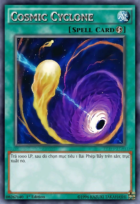 Cosmic Cyclone | Wikia Yu-Gi-Oh! Bài Tiếng Việt | Fandom