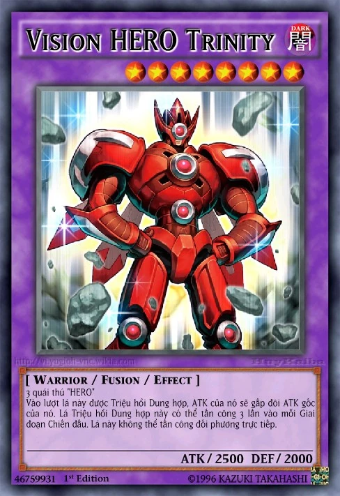 Vision HERO Trinity | Wikia Yu-Gi-Oh! Bài Tiếng Việt | Fandom