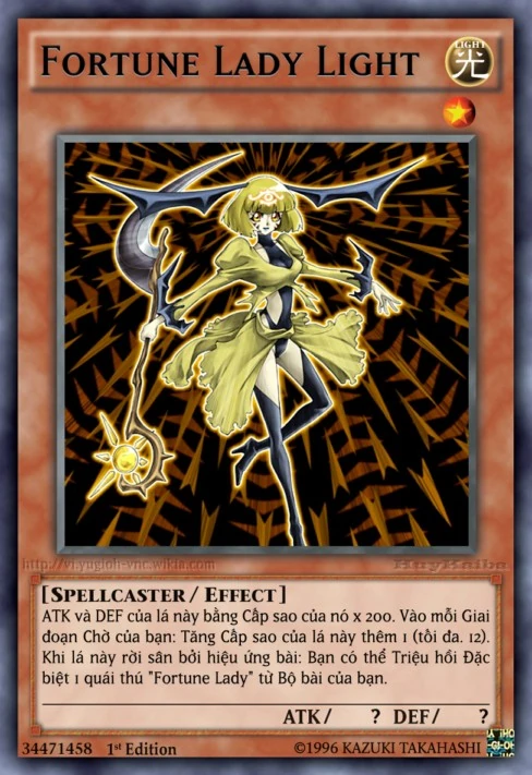 Fortune Lady Light | Wikia Yu-Gi-Oh! Bài Tiếng Việt | Fandom