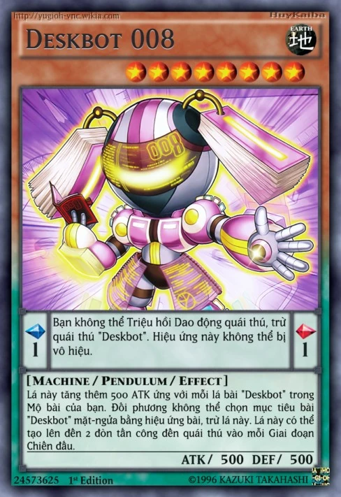 Deskbot 008 | Wikia Yu-Gi-Oh! Bài Tiếng Việt | Fandom